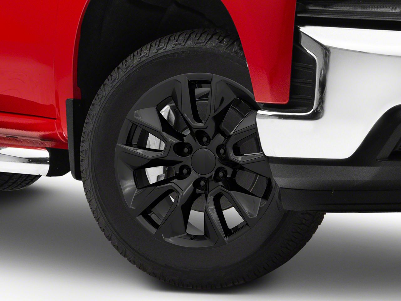 Silverado 1500 RST Style Black 6-Lug Wheel; 20x9; 28mm Offset (19-26 ...