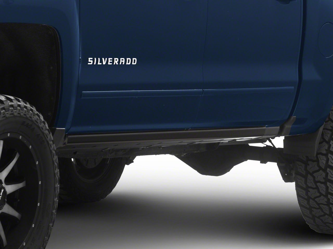 Silverado 1500 Slip-On Rocker Panel with Sills; Driver Side (14-18 ...