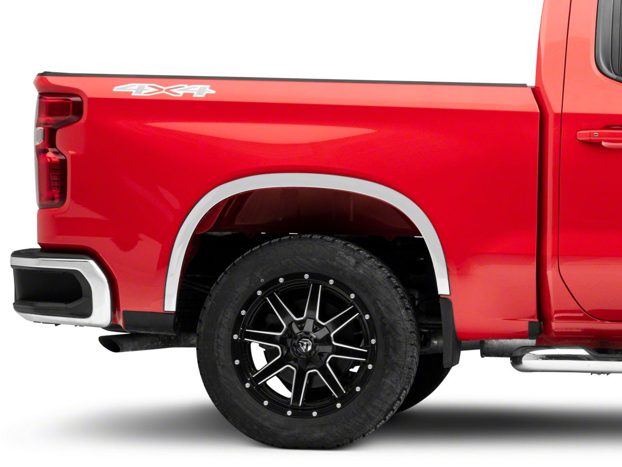 Putco Silverado 1500 Stainless Steel Fender Trim 97125 (19-25 Silverado ...