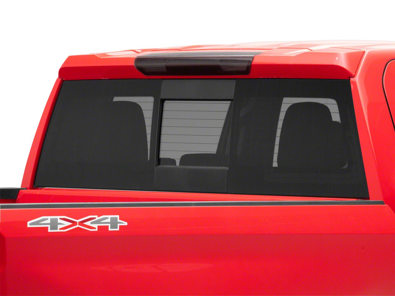 Silverado 1500 Third Brake Light Cover; Carbon Fiber Look (19-25 ...
