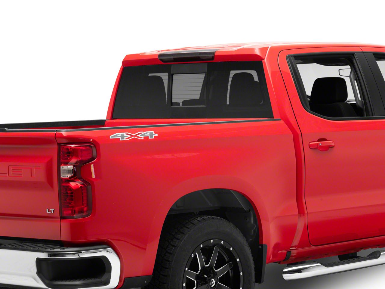 Silverado 1500 Third Brake Light Cover; Carbon Fiber Look (19-25 ...