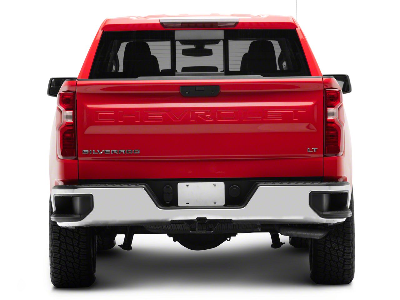 Silverado 1500 Third Brake Light Cover; Carbon Fiber Look (19-25 ...