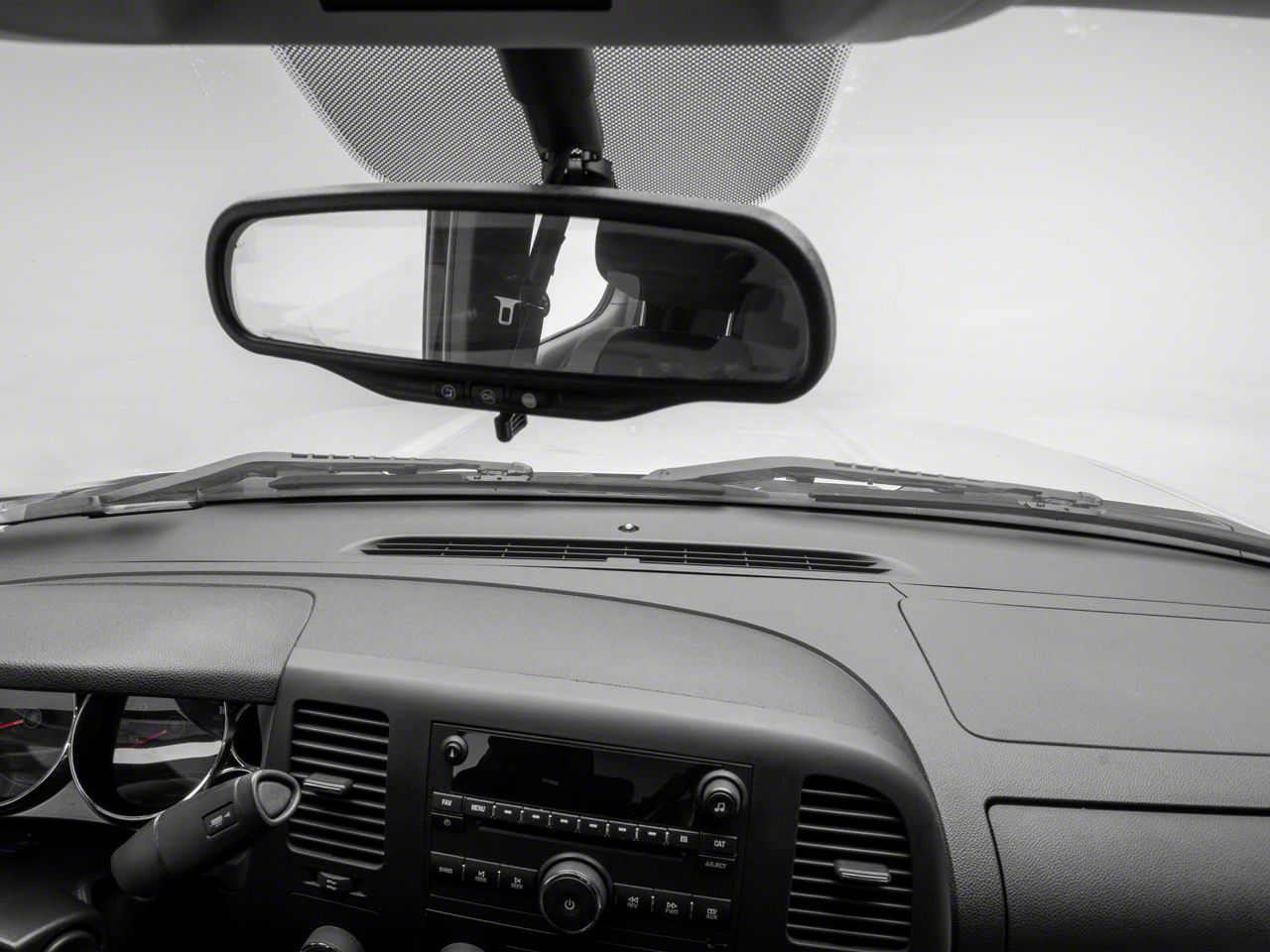 Silverado 1500 Upper Dashboard Panel; Black (07-13 Silverado 1500 ...