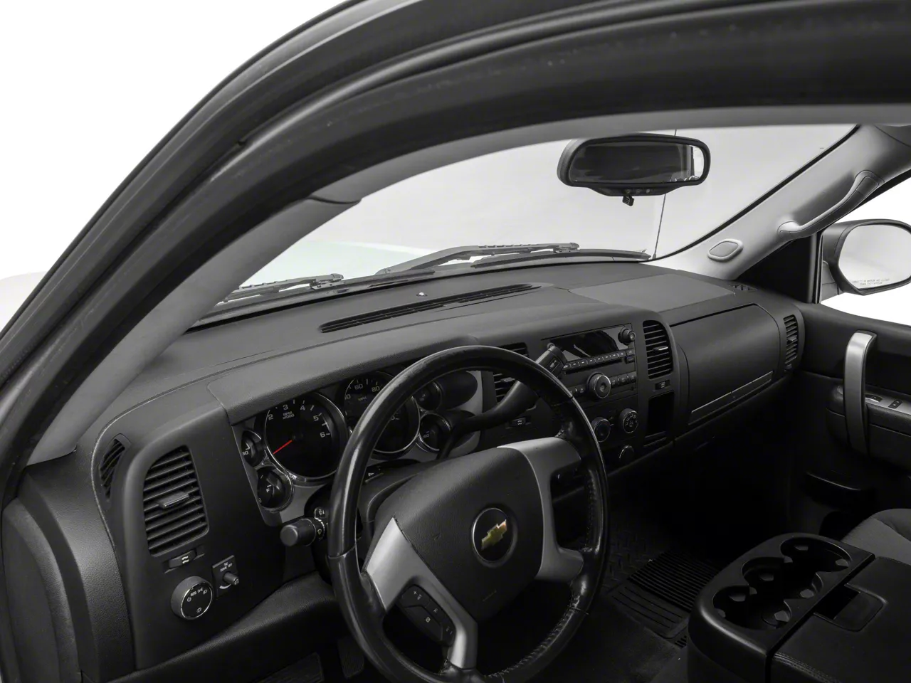 Silverado 1500 Upper Dashboard Panel; Black (07-13 Silverado 1500 ...