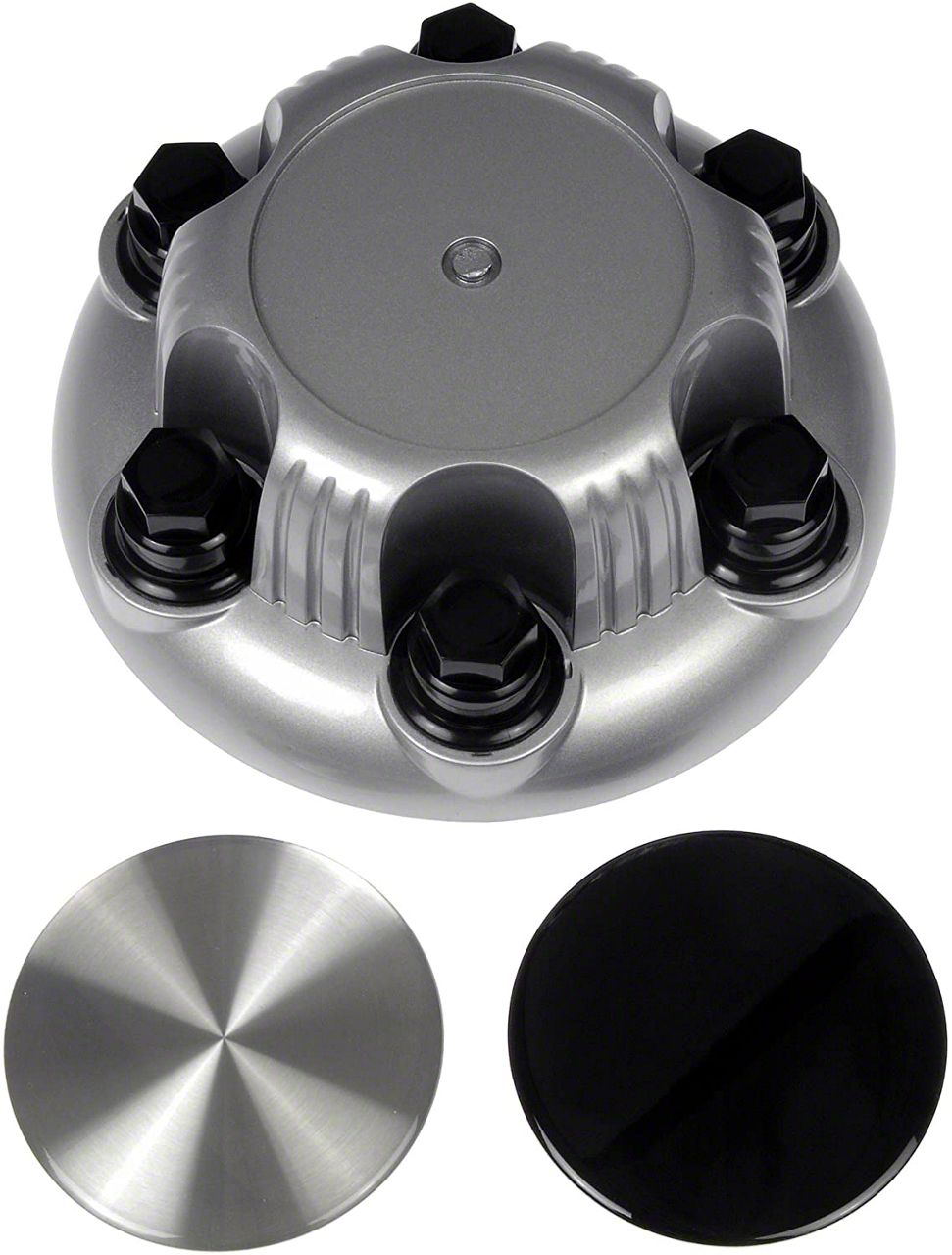 Silverado 1500 Wheel Center Cap; Gray (99-14 Silverado 1500) - Free ...