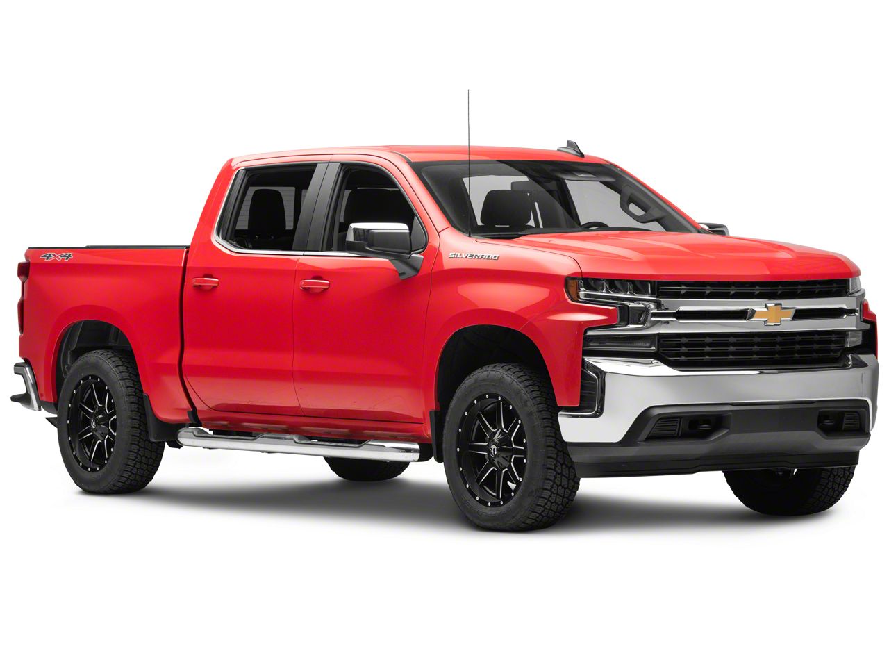 Silverado 1500 Window Sill Trim Set; Stainless Steel (19-24 Silverado ...