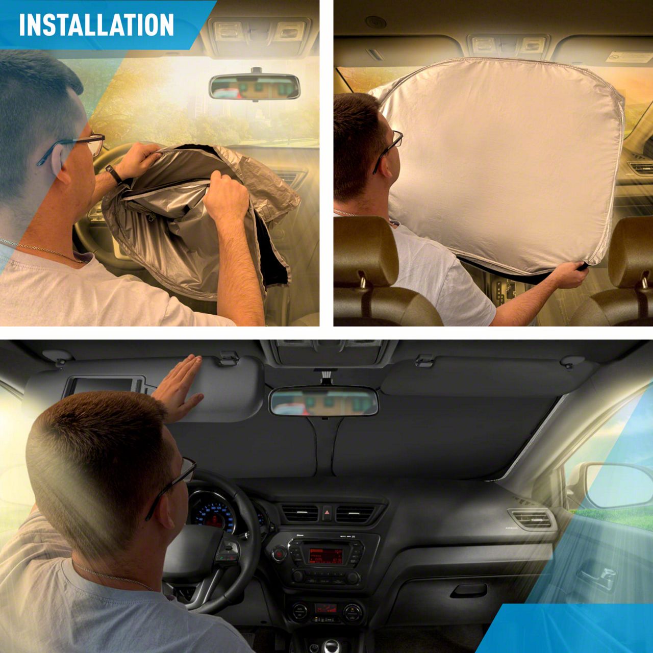 Silverado 1500 Windshield Sun Shade (19-24 Silverado 1500) - Free Shipping
