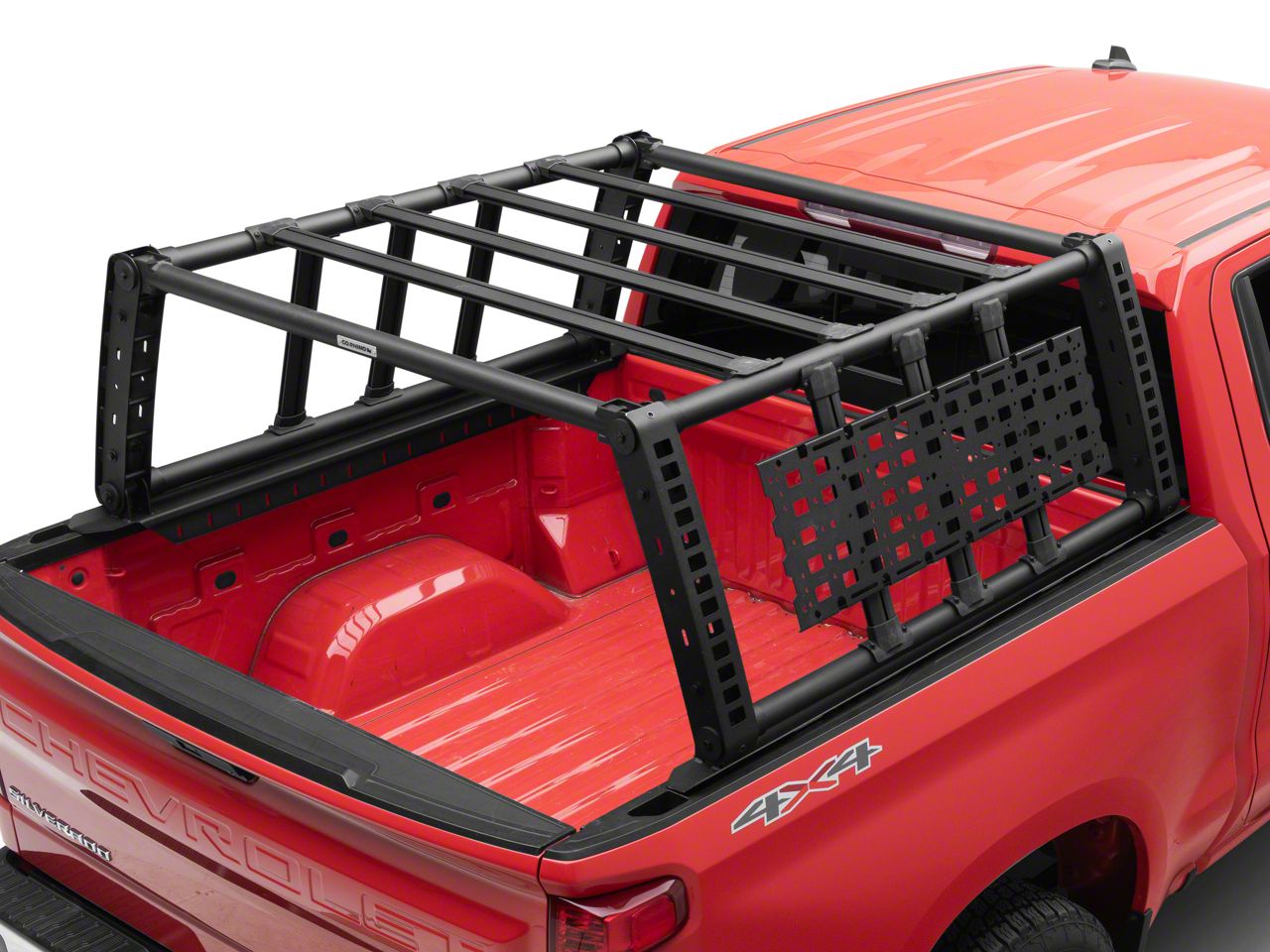 Go Rhino Silverado 1500 XRS Overland Xtreme Rack; Textured Black ...