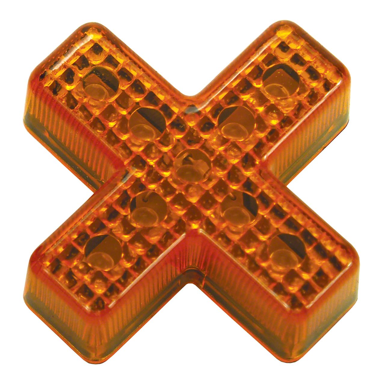 Silverado 2500 9-Diode LED X-Shaped Lights; Amber (Universal; Some ...