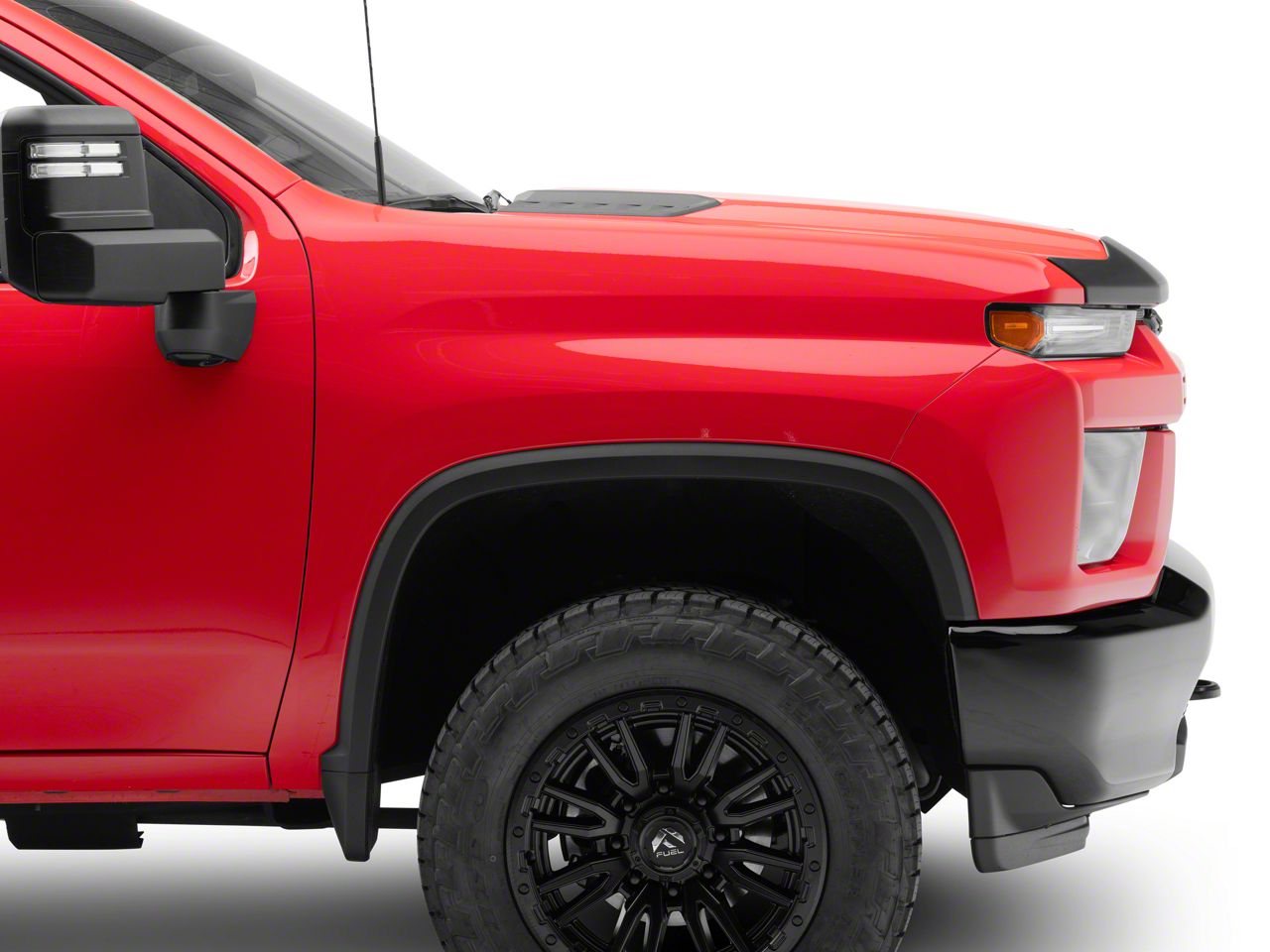Silverado 2500 Aeroskin Hood Protector; Matte Black (20-25 Silverado ...