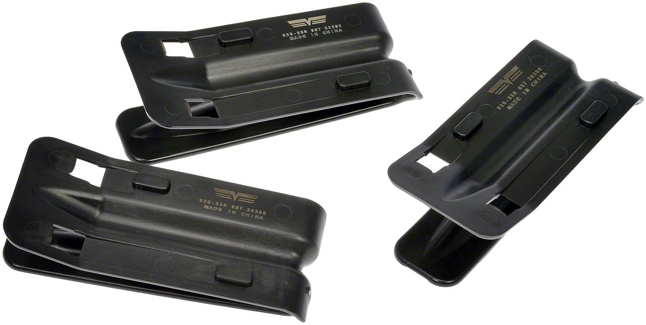 Silverado 2500 Anti Rattle Seat Bracket Kit; Rear (07-14 Silverado 2500 ...