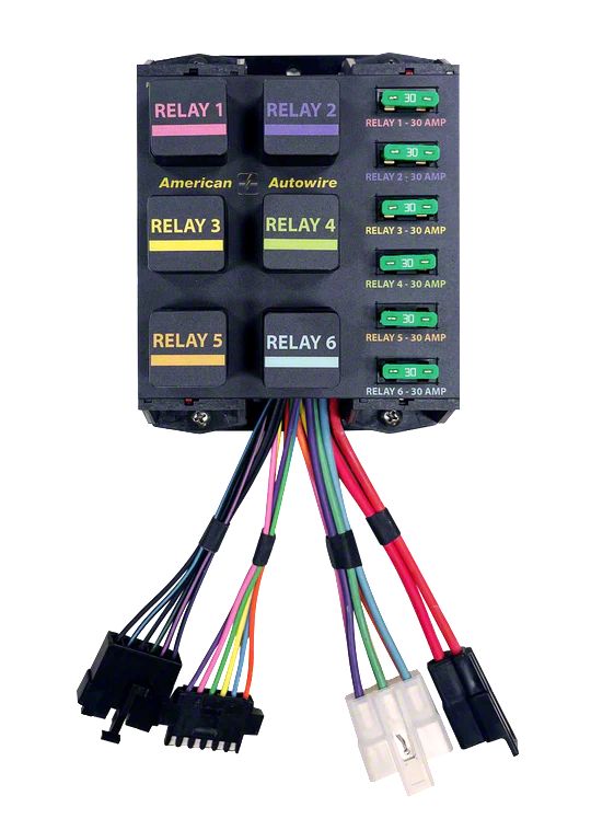 American Autowire Silverado 2500 Banked Relay System; 6-Position 510922 ...