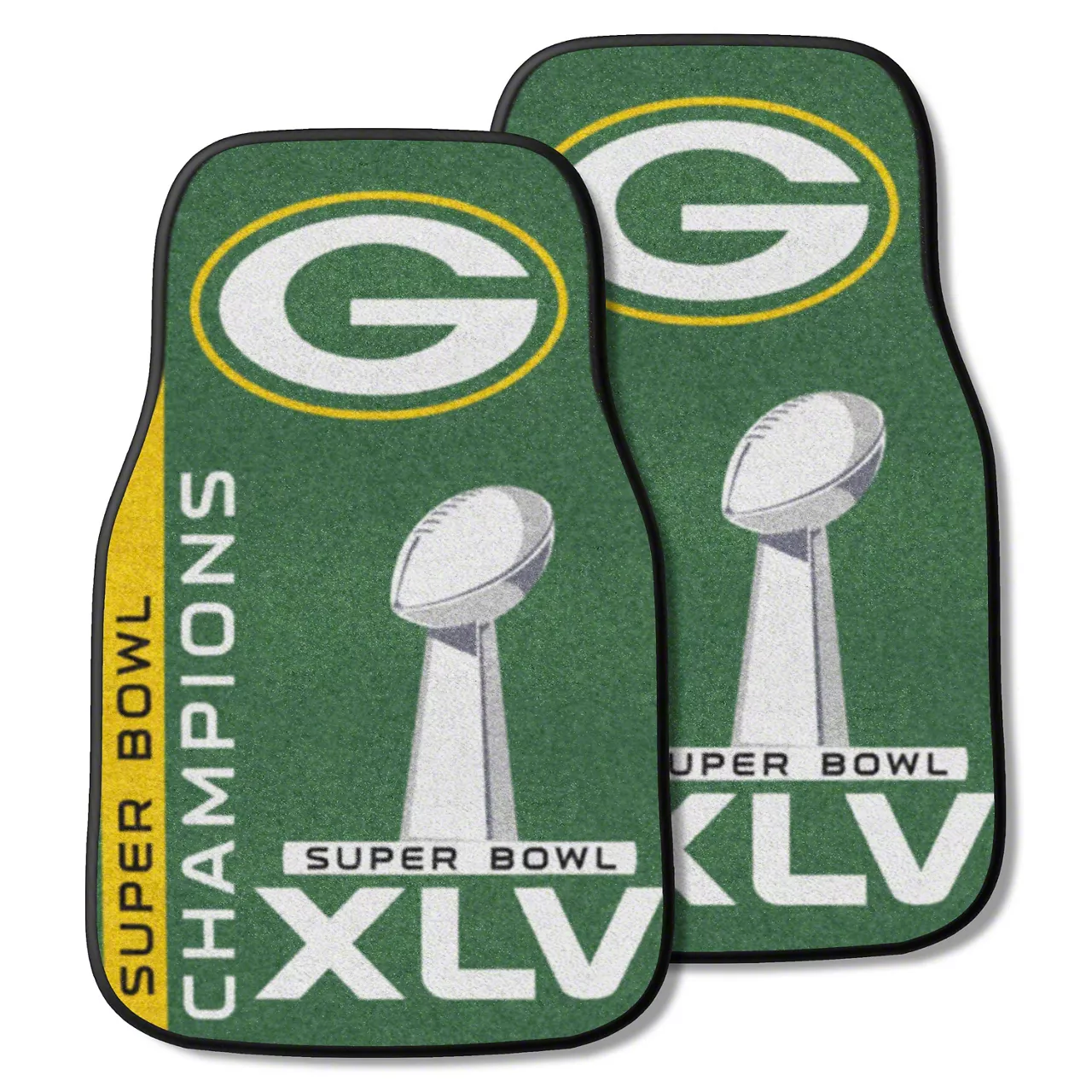 Silverado 2500 Carpet Front Floor Mats with Green Bay Packers 2011 ...