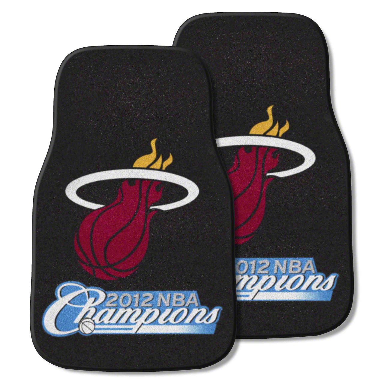 Silverado 2500 Carpet Front Floor Mats with Miami Heat 2012 NBA ...