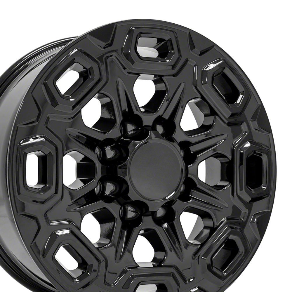 Silverado 2500 CV64A Black 8-Lug Wheel; 20x8.5; 12mm Offset (07-10 ...