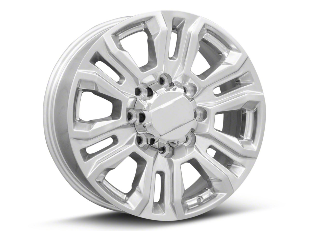 Silverado 2500 Denali Style Polished 8-Lug Wheel; 20x8.5; 47mm Offset ...