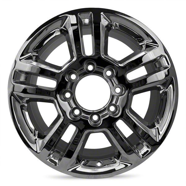 Silverado 2500 Double 5-Spoke Chrome 8-Lug Wheel; 20x8.5; 44mm Offset ...