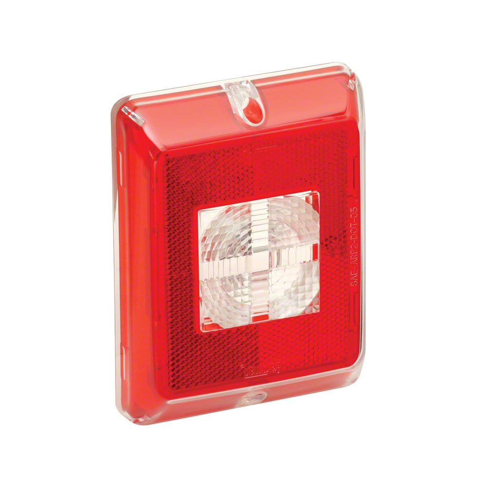 Silverado 2500 Enhanced Height Incandescent Backup Lens; Red Reflex ...