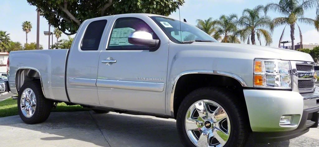 Silverado 2500 Full Arch Style Fender Trim Set; Polished (07-14 ...