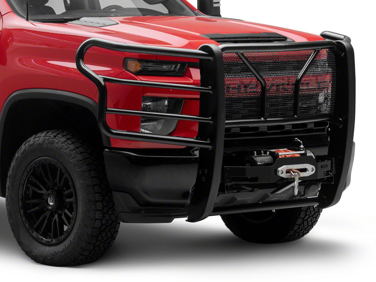Westin Silverado 2500 HDX Winch Mount Grille Guard; Black 57-93995 (20 ...