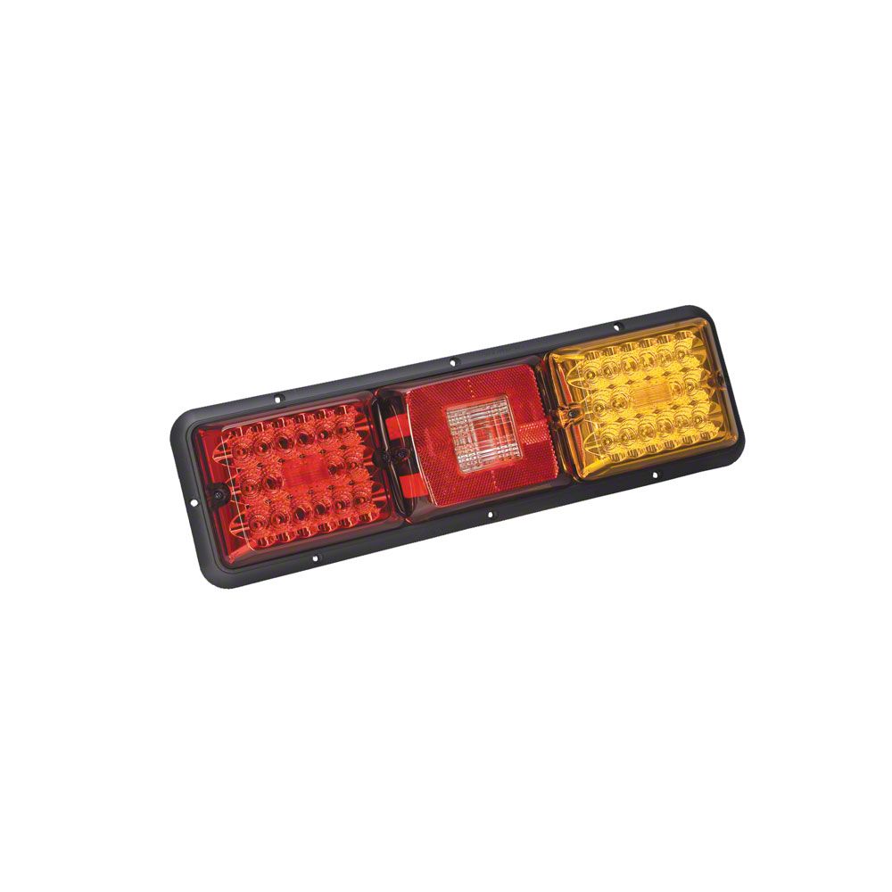 Silverado 2500 LED 84 Series Trailer Tail Light; Recessed Triple Long ...