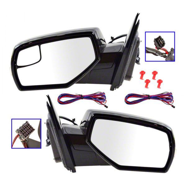 Silverado 2500 Powered Heated Mirrors with Turn Signal; Paint to Match ...