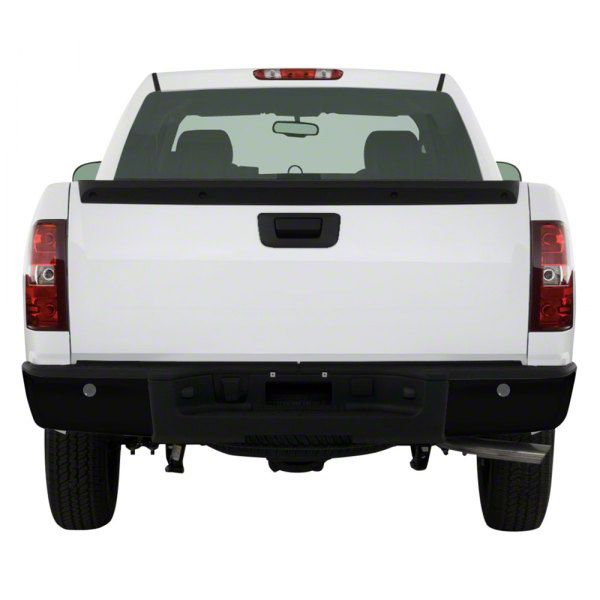Silverado 2500 Rear Bumper Cover; Pre-Drilled for Backup Sensors; Matte ...