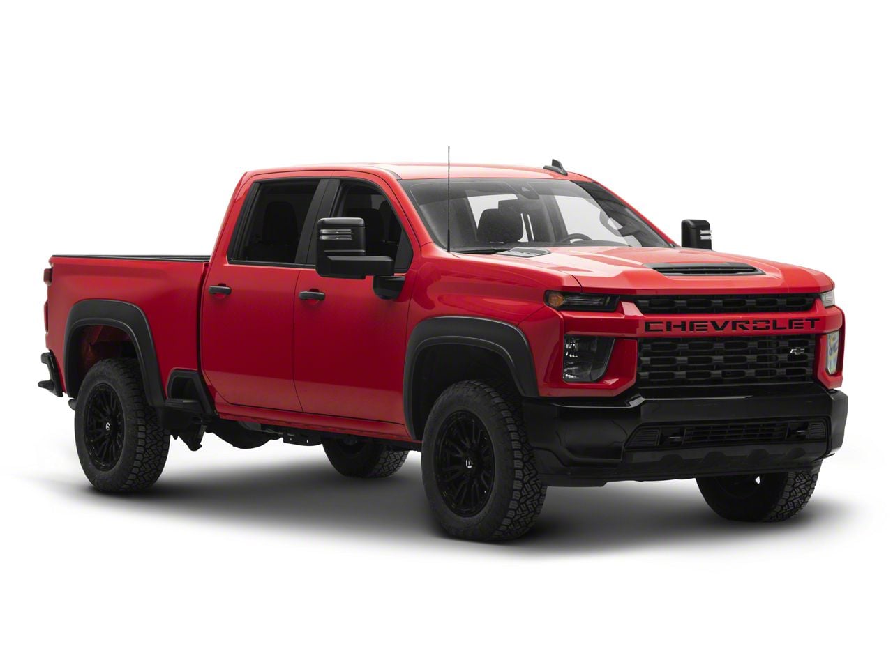 EGR Silverado 2500 Rugged Look Fender Flares; Matte Black 751884 (20-24 ...