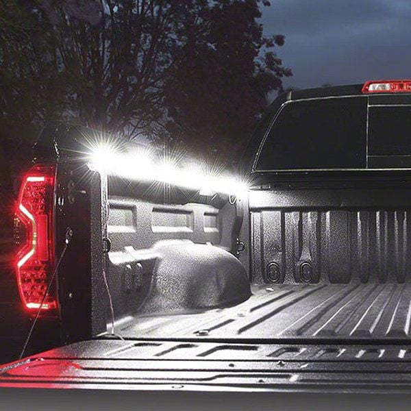 Silverado 2500 Spire 2-Series LED Truck Bed Light Strips; White ...