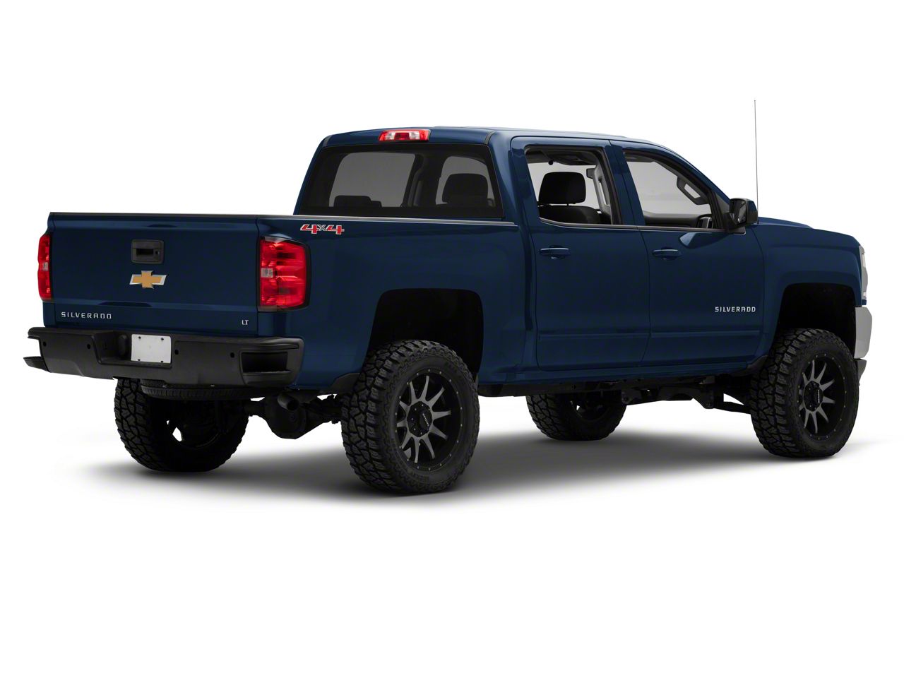 Silverado 2500 Step Bumper; Rear; With Parking Distance Sensor Hole ...