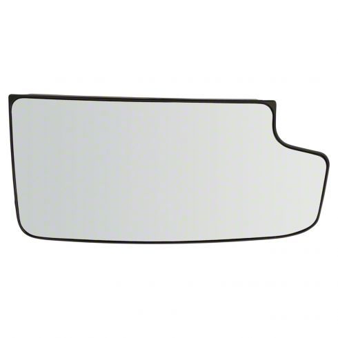 Silverado 2500 Towing Mirror Lower Glass with Backing Plate; Passenger ...