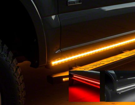 Silverado 3500 ColorTRAIL LoPro SideKick Running Board Switchback LED ...