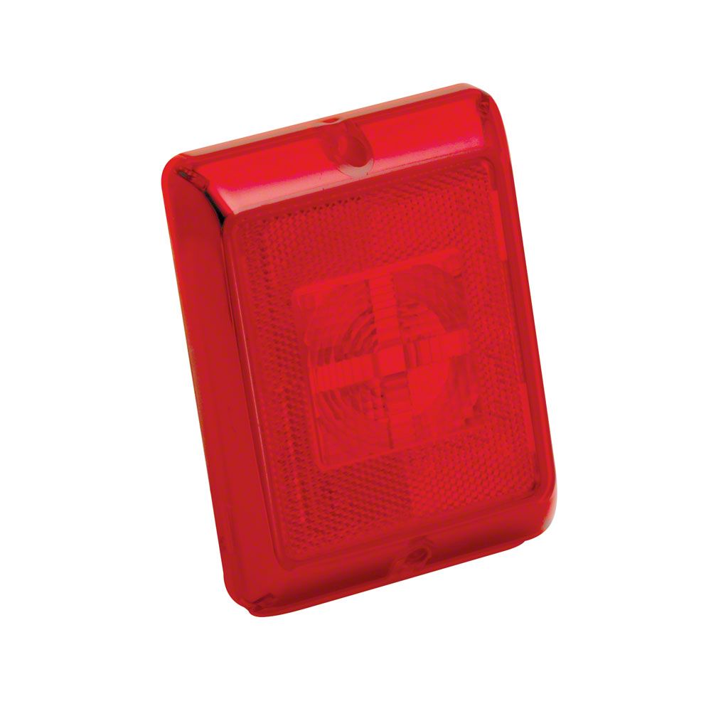 Silverado 3500 Enhanced Height Incandescent Lens; Red Reflex with Red ...