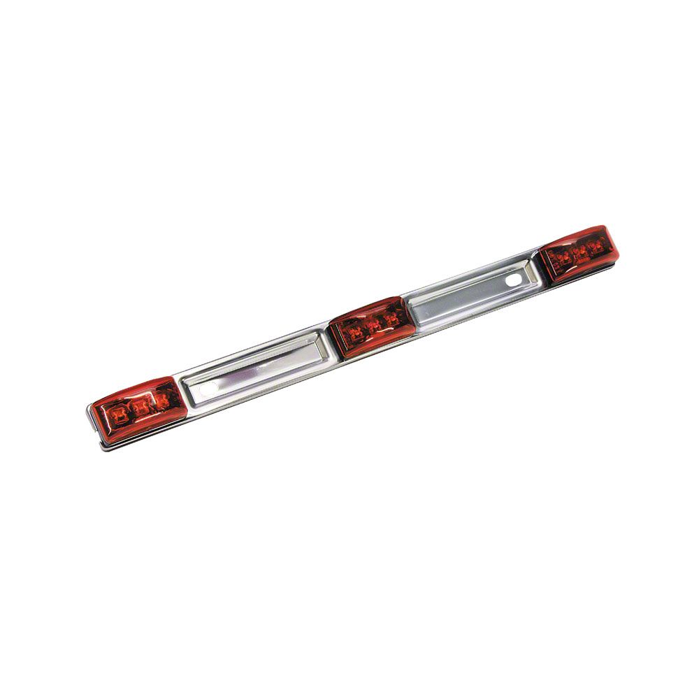 Silverado 3500 LED Waterproof ID Light Bar; Red