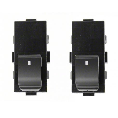 Silverado 3500 Power Window Switch; Rear Driver and Passenger Side (07 ...