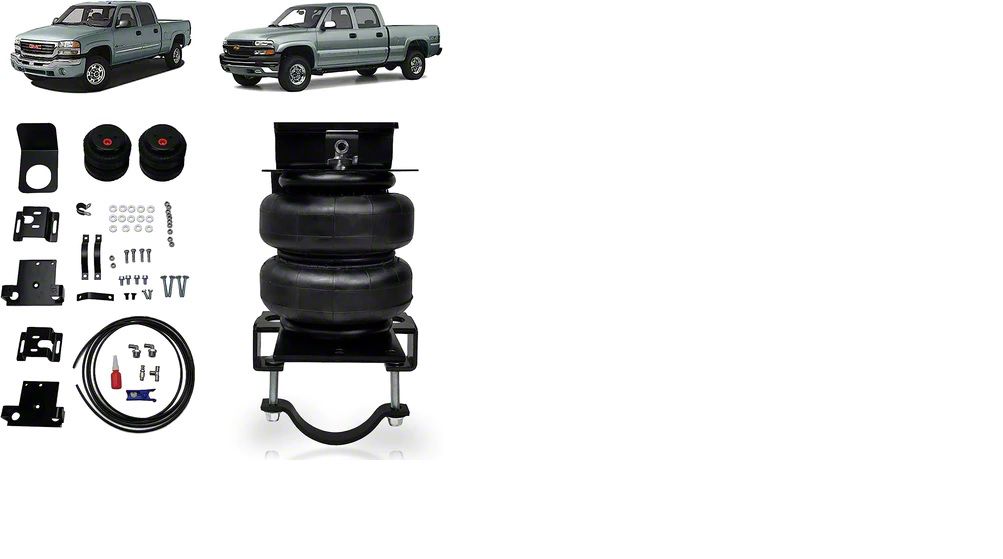 Silverado 3500 Rear Air Helper Spring Bags Kit (07-10 Silverado 3500 HD ...