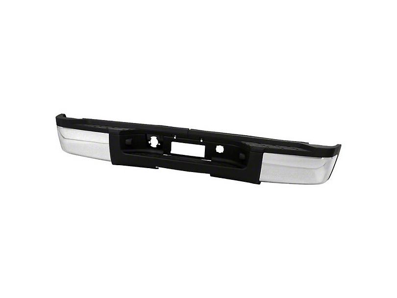 Silverado 3500 Rear Bumper; Not Pre-Drilled for Backup Sensors; Chrome ...