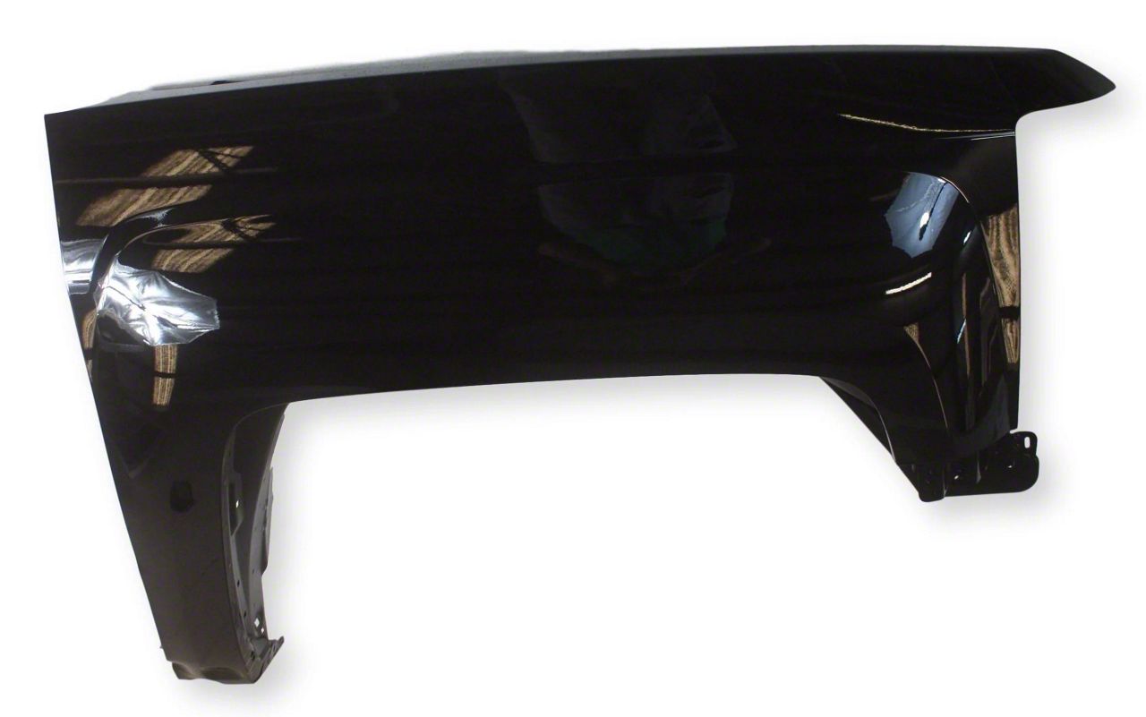 Silverado 3500 Replacement Aftermarket Fender; Passenger Side; Black ...