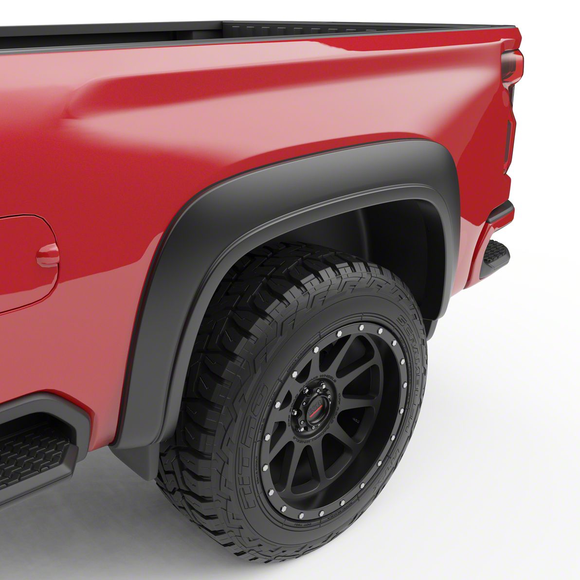 EGR Silverado 3500 Rugged Look Fender Flares; Matte Black 751884 (20-24 ...