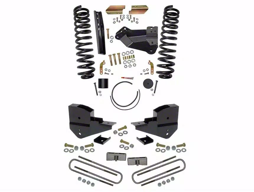 SkyJacker F-350 Super Duty 4-Inch Suspension Lift Kit with Rear Lift ...