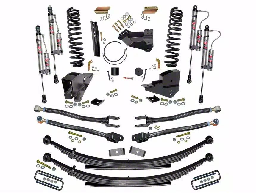 SkyJacker F-350 Super Duty 6-Inch 4-Link Suspension Lift Kit with Rear ...