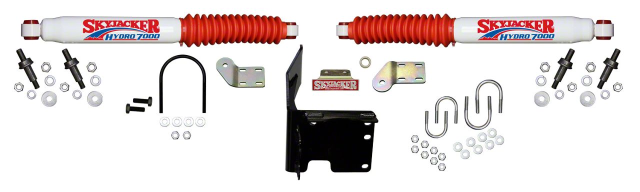 SkyJacker RAM 3500 Hydro 7000 Dual Steering Stabilizer Kit 7214 (13-26 ...