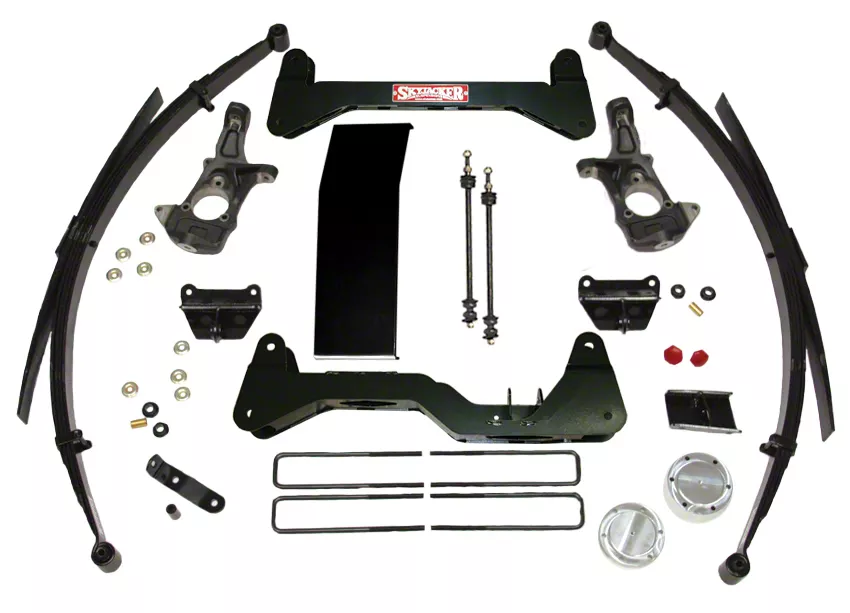 SkyJacker Silverado 1500 6-Inch Suspension Lift Kit with Leaf Springs ...