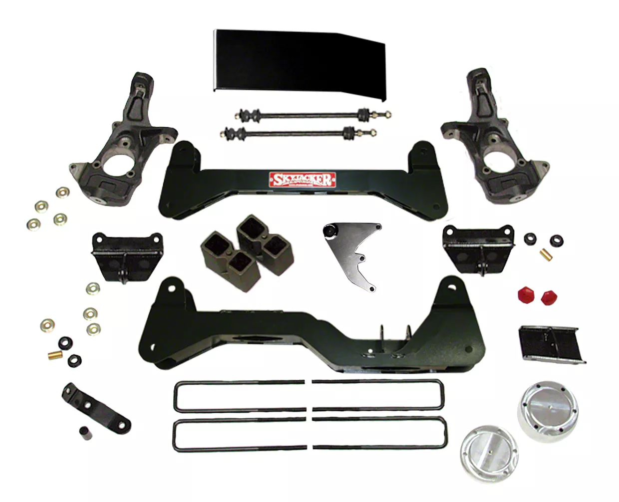 SkyJacker Silverado 1500 6-Inch Suspension Lift Kit with Nitro Shocks ...