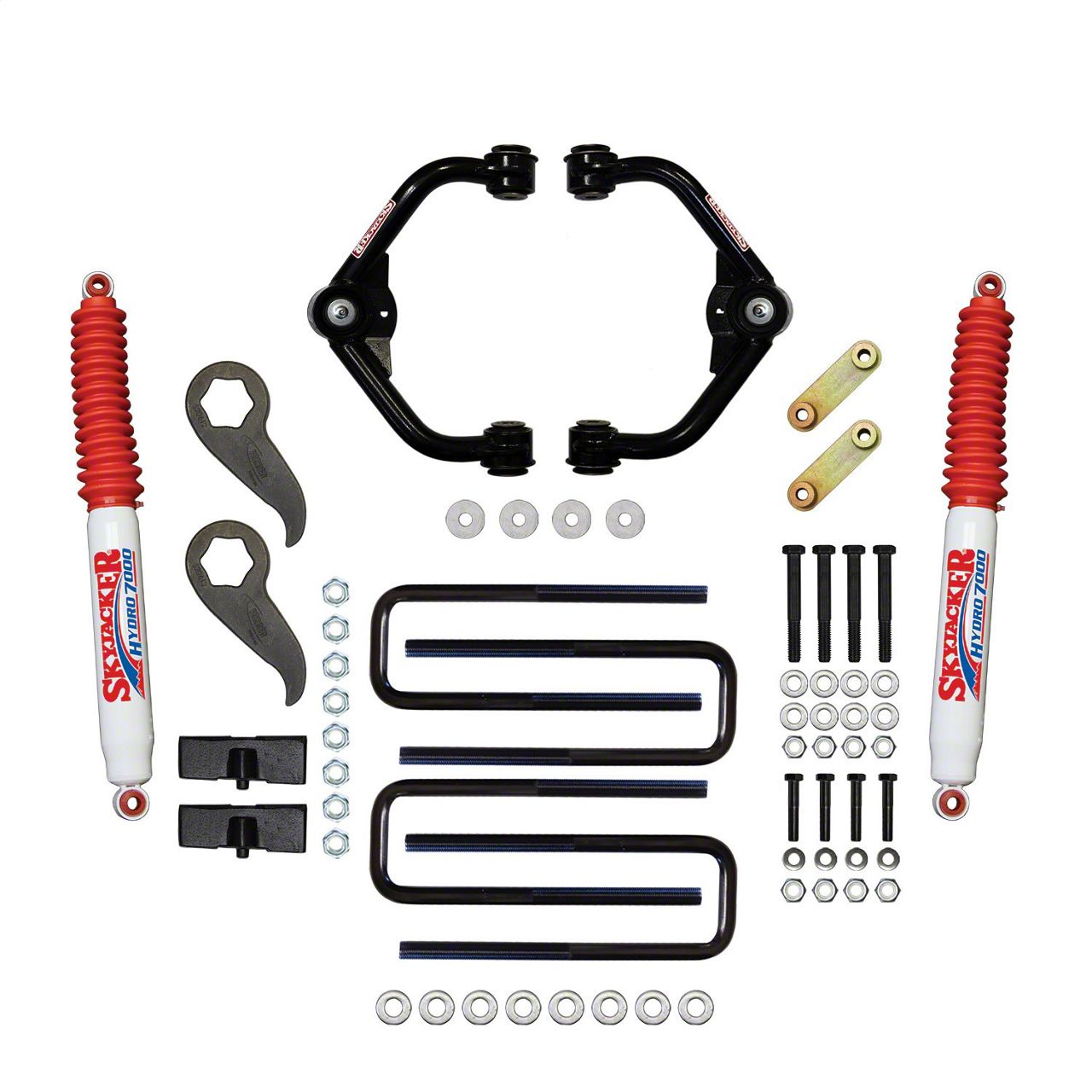 SkyJacker Silverado 2500 3 to 3.50-Inch Suspension Lift Kit with Hydro ...