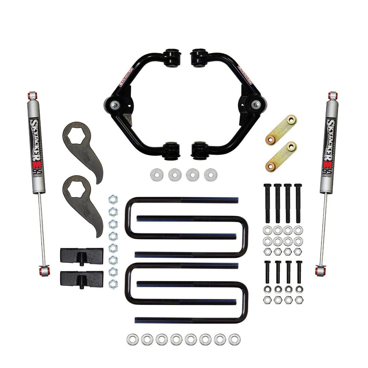 SkyJacker Silverado 2500 3 to 3.50-Inch Suspension Lift Kit with M95 ...