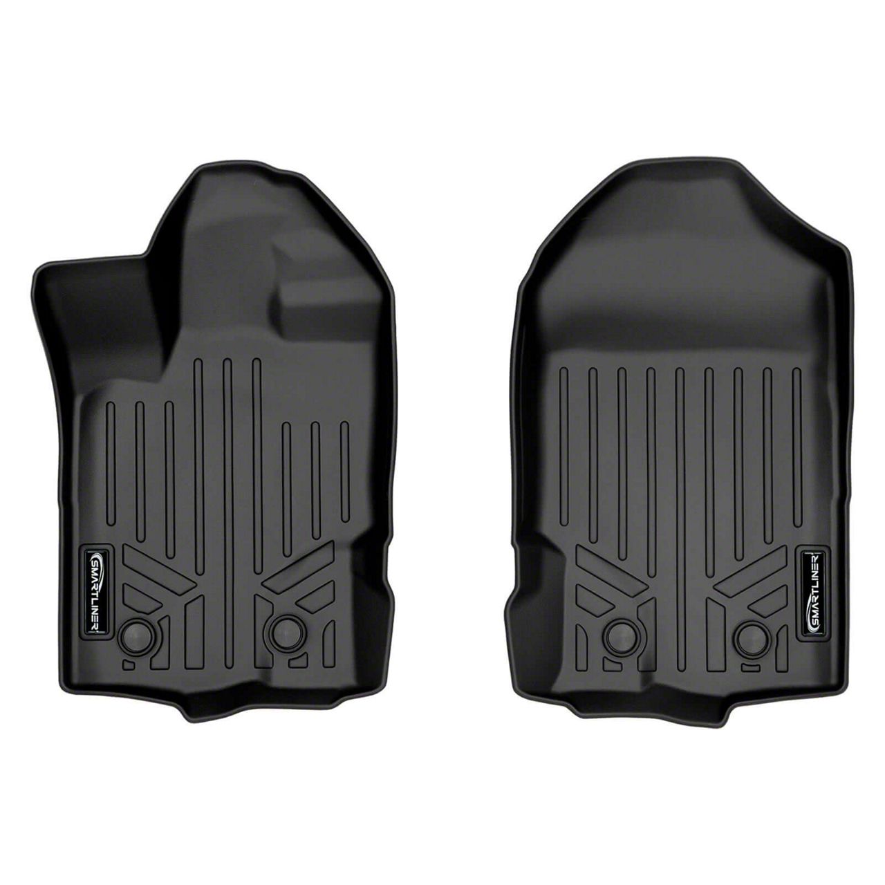 SmartLiner Ranger Smart Coverage Custom Fit Front Floor Liner; Black ...