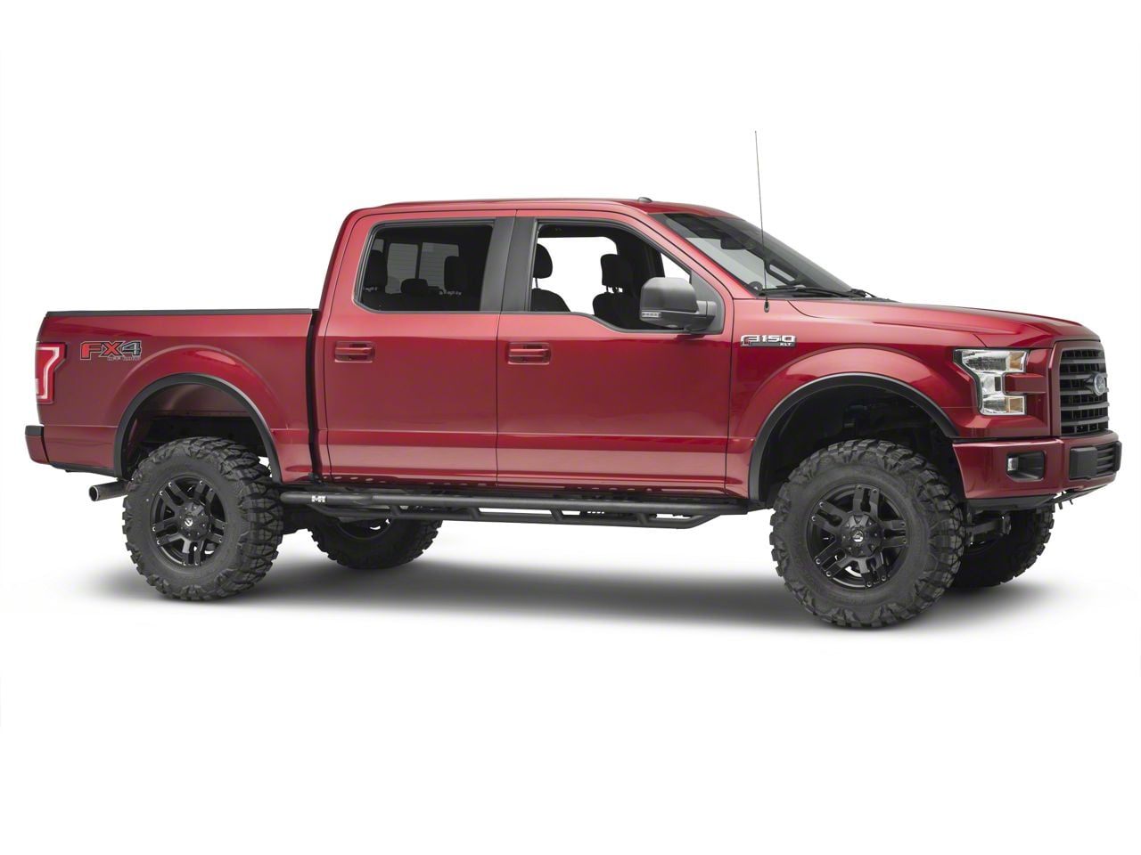 Smittybilt F-150 M1 Rock Sliders 616833 (2015 F-150 SuperCrew w/ 5-1/2 ...