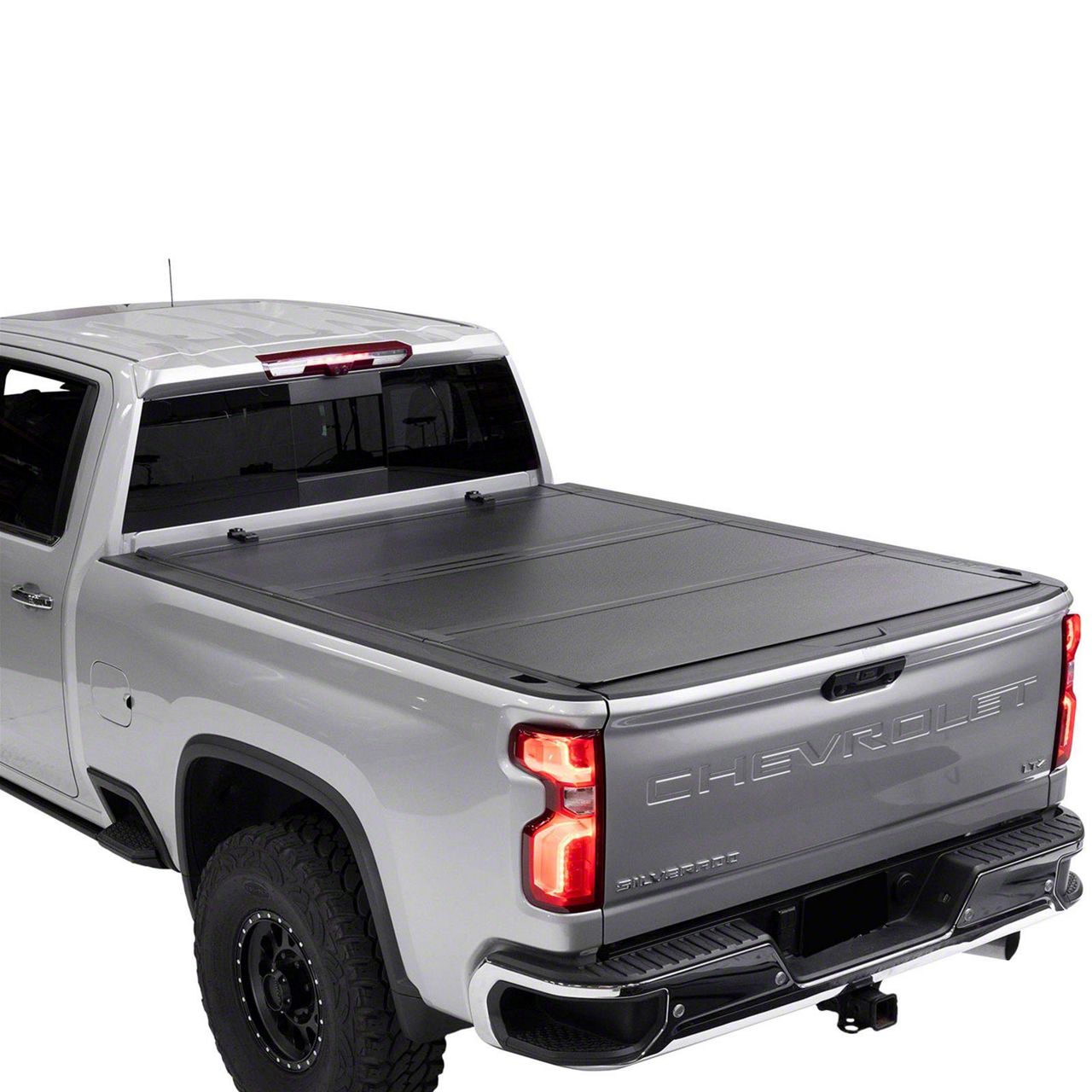 Smittybilt Silverado 3500 Bed Guard Hard Folding Tonneau Cover 2710003 ...