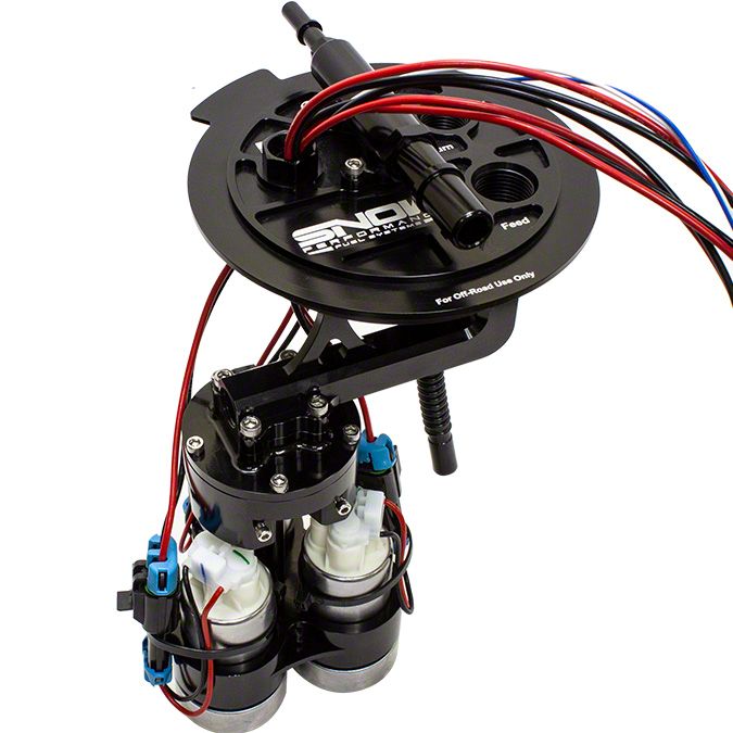 Snow Performance F-150 Billet Fuel Hat Pump; 2-Pump Streetable SNF ...